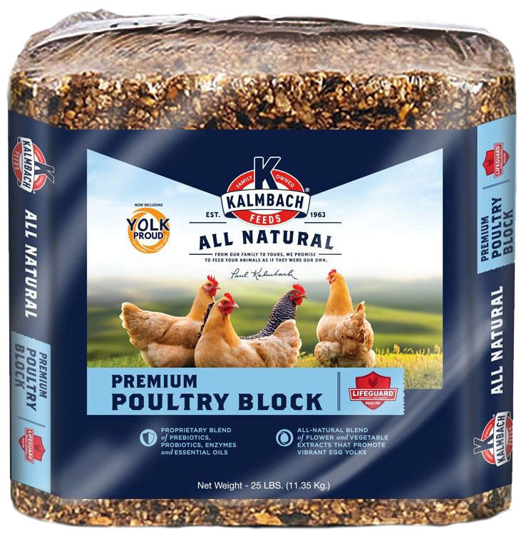 Kalmbach Feeds All Natural Premium Poultry Block - 25 Lbs – Midlee Designs