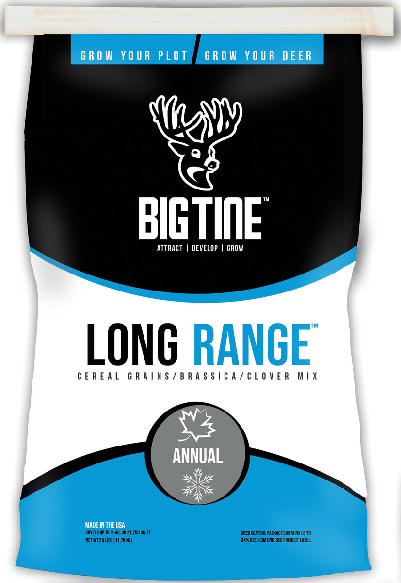 Big Tine Black/Blue Long Range Deer Food Plot Mix (1/2 Acre Coverage ...