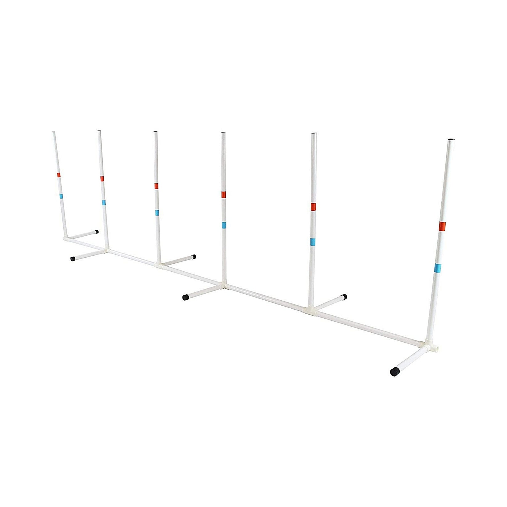 Midlee Dog Agility Beginner Set- Hoop Jump, Weave Poles, and Bar Jump ...