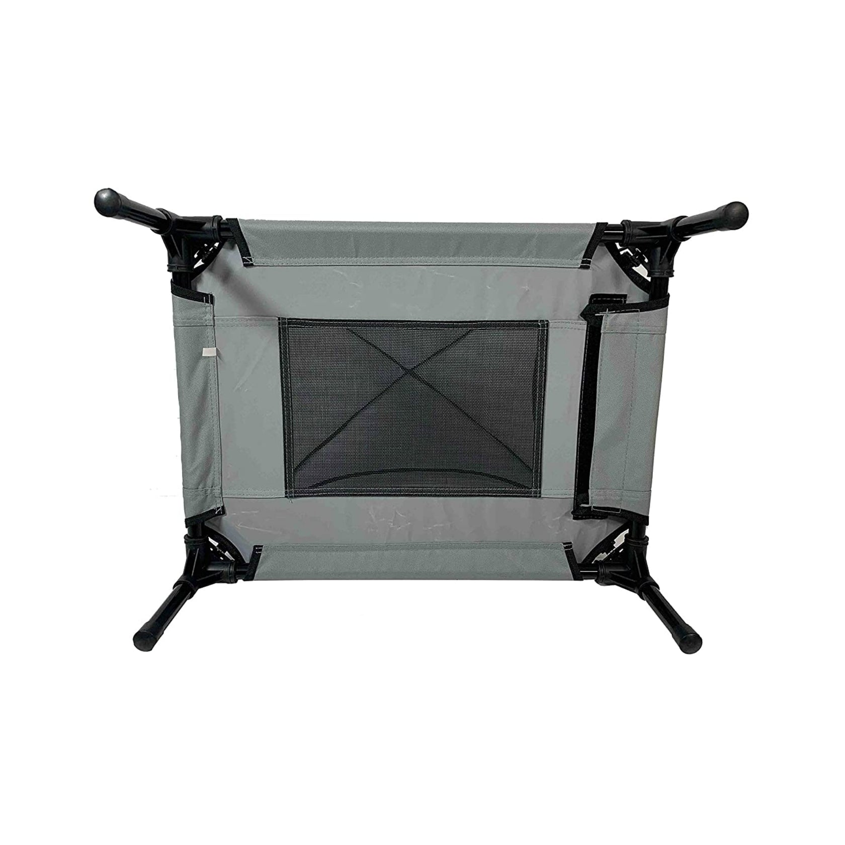 Midlee Grey Dog Cot with Canopy Elevated Pet Bed – Midlee Designs