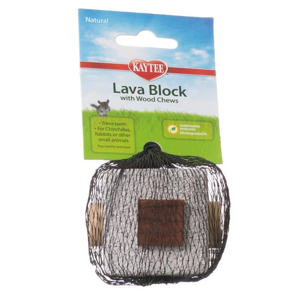 Kaytee Lava Block with Wood Chews for Small Pets – Midlee Designs