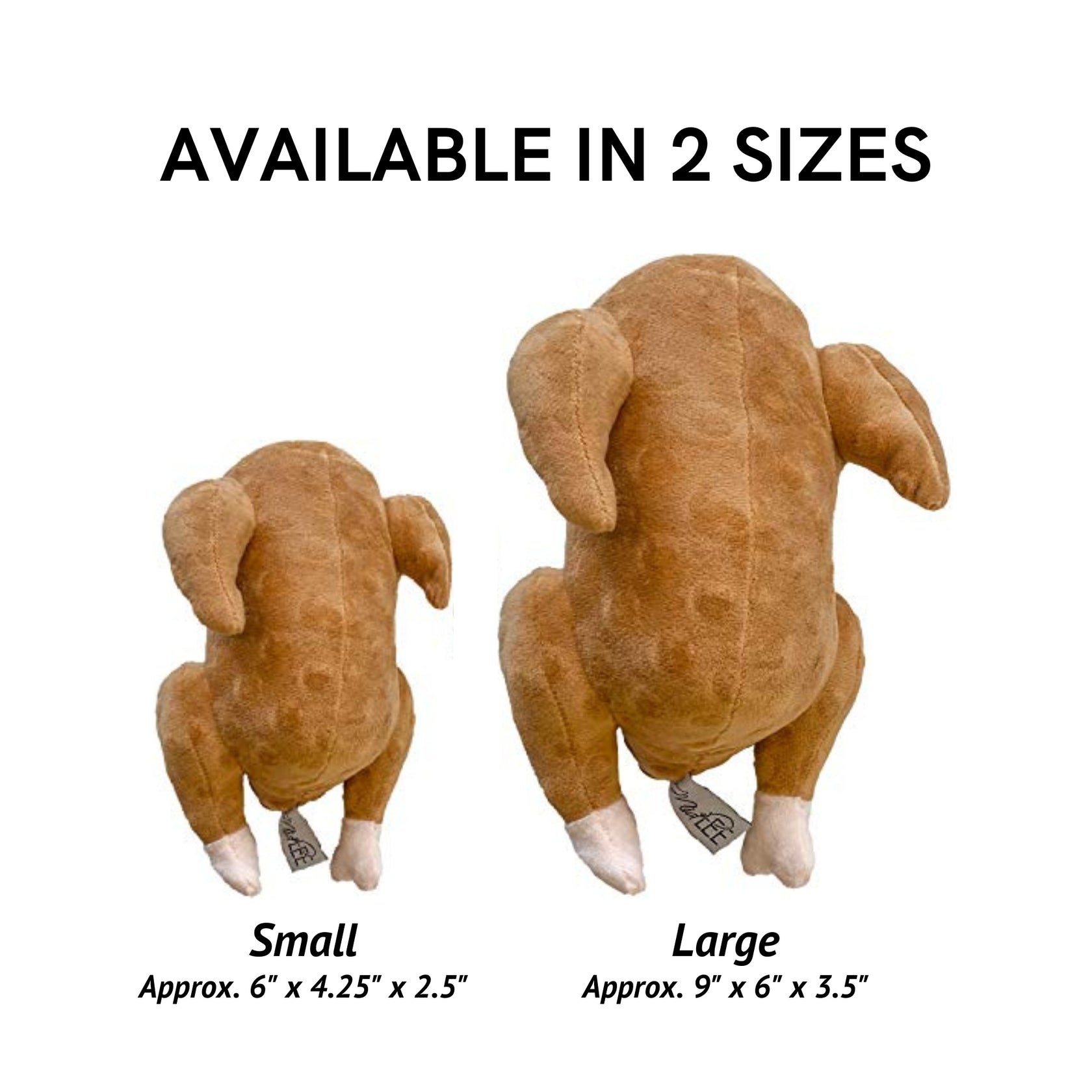 Midlee Roasted Thanksgiving Turkey Plush Dog Toy – Midlee Designs